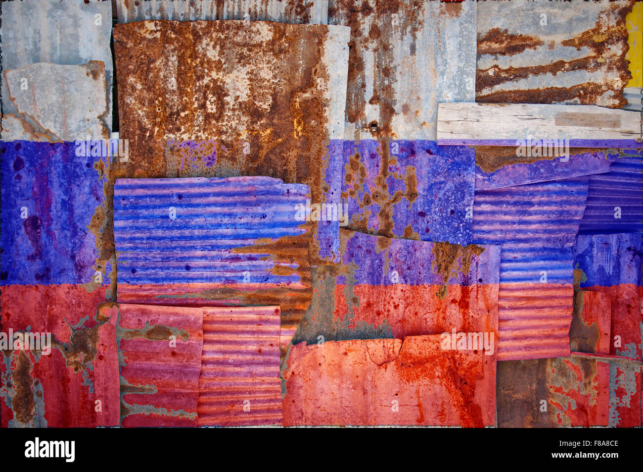 An abstract background image of the flag of Russian Federation painted ...