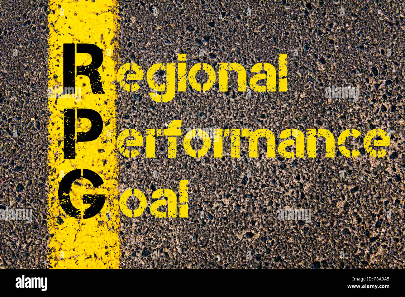 Concept image of Accounting Business Acronym RPG Regional Performance ...