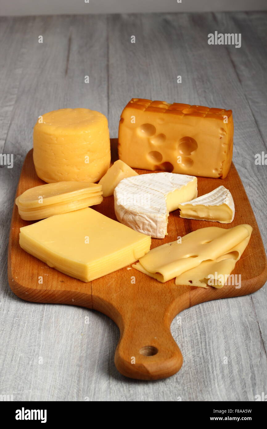 Cheese Assortments. Still Life Stock Photo - Alamy