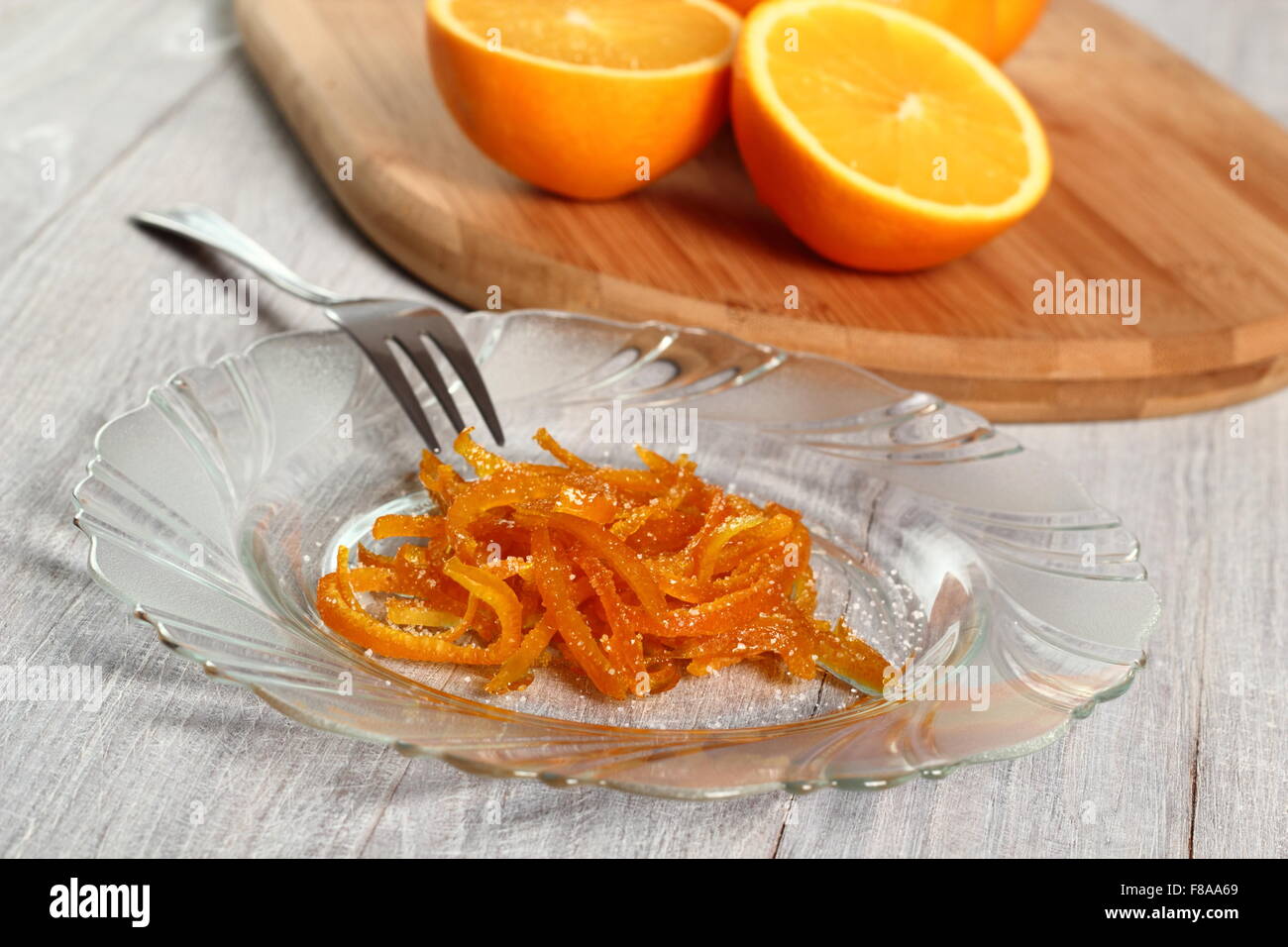 Candied Orange Zest Stock Photo - Alamy