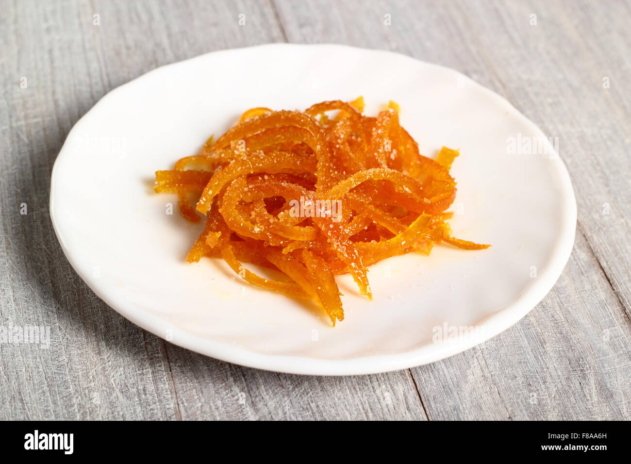 Candied Orange Zest Stock Photo - Alamy