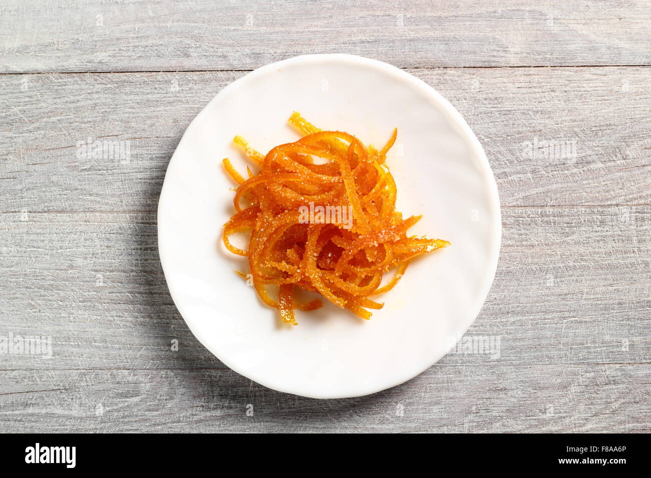 Candied Orange Zest Stock Photo - Alamy