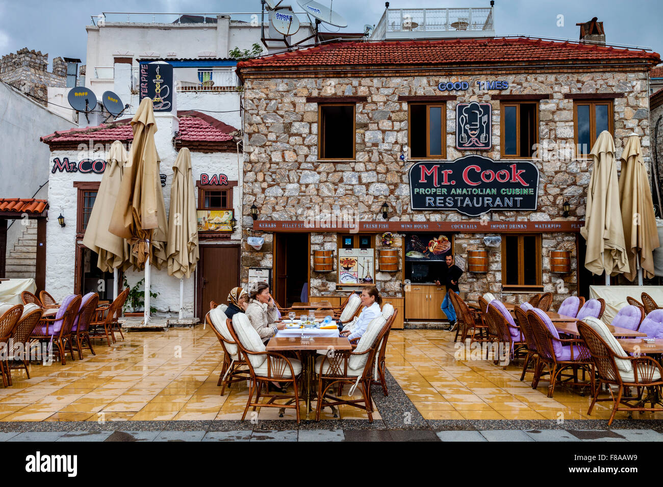 Seafront Restaurant, Marmaris, Mugla Province, Turkey Stock Photo - Alamy