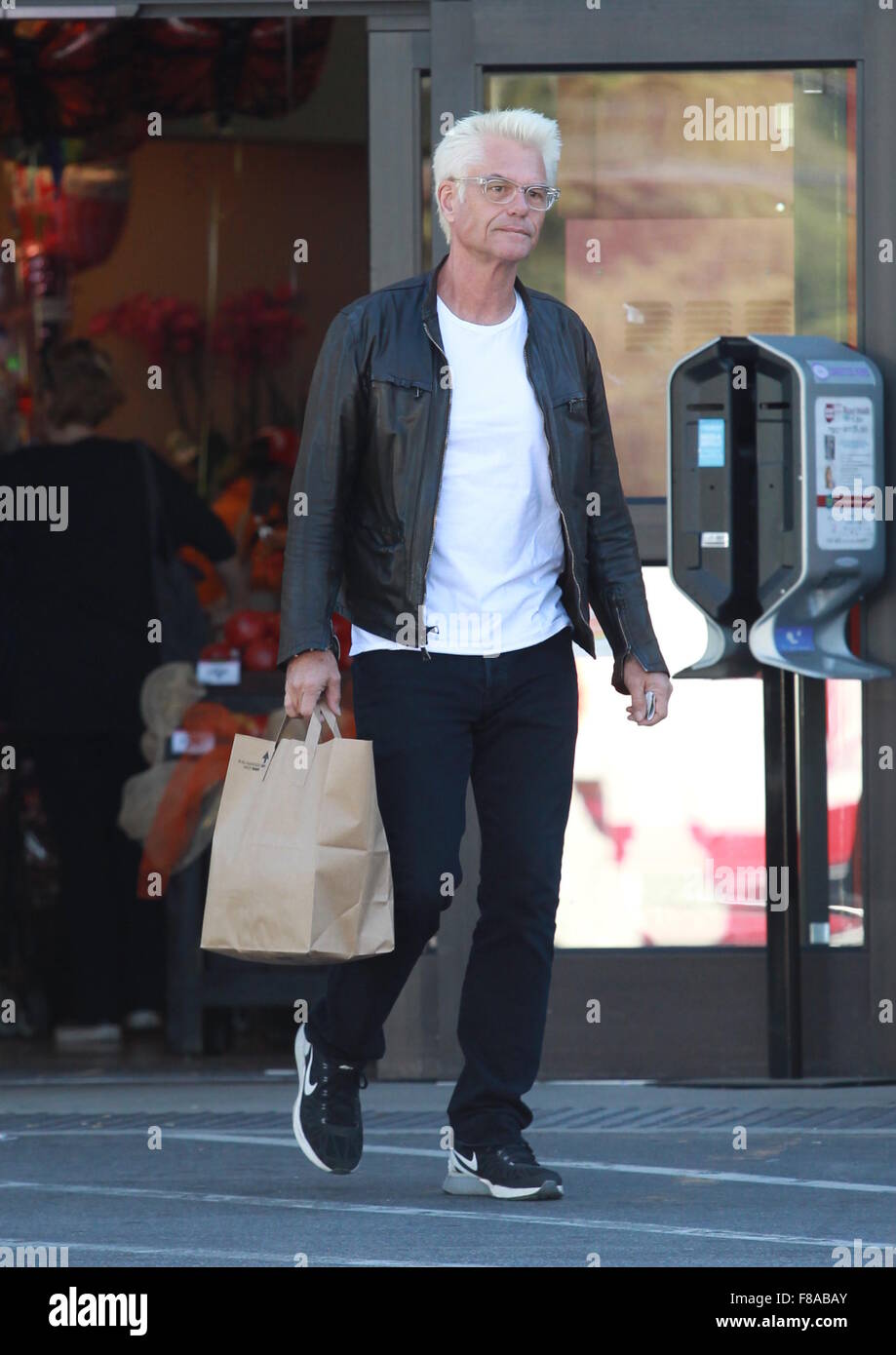 Harry Hamlin goes shopping at Ralphs grocery store in Studio City ...