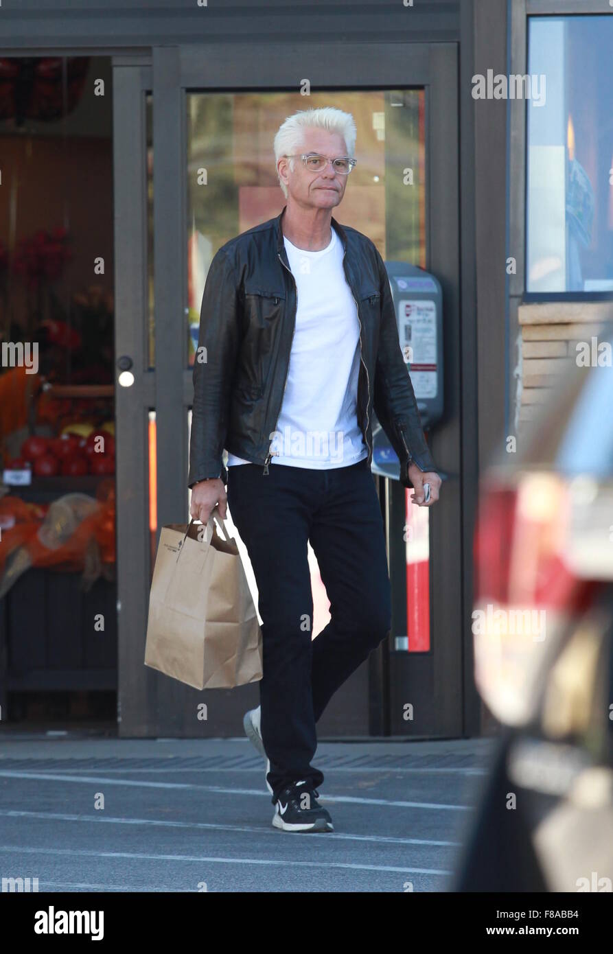 Harry Hamlin goes shopping at Ralphs grocery store in Studio City ...