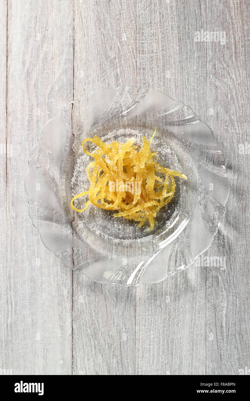 Candied Lemon Zest Stock Photo - Alamy