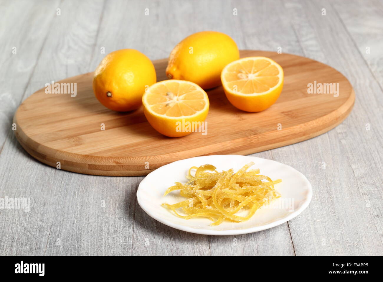 Candied Lemon Zest Stock Photo - Alamy