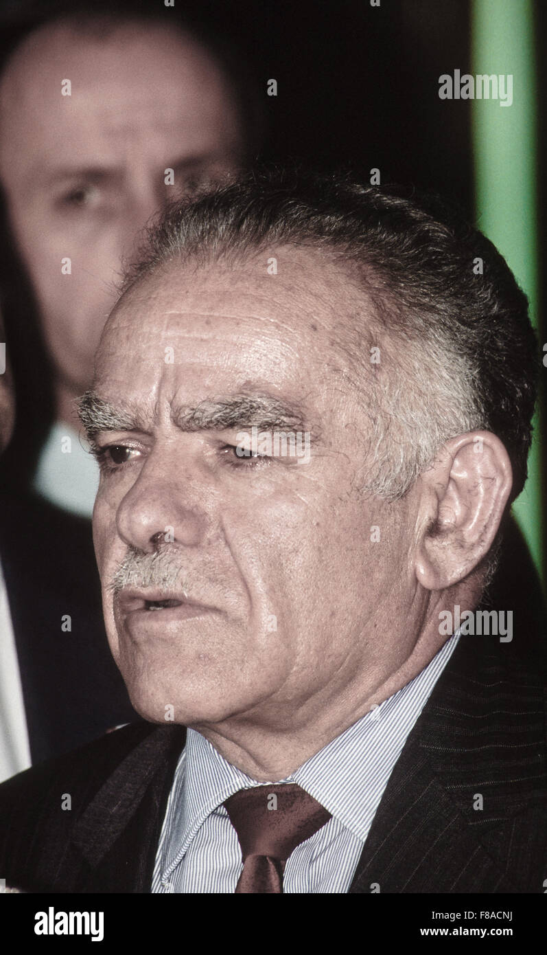 Washington, DC., USA 27th November 1983 Yitzhak Shamir Prime Minister ...