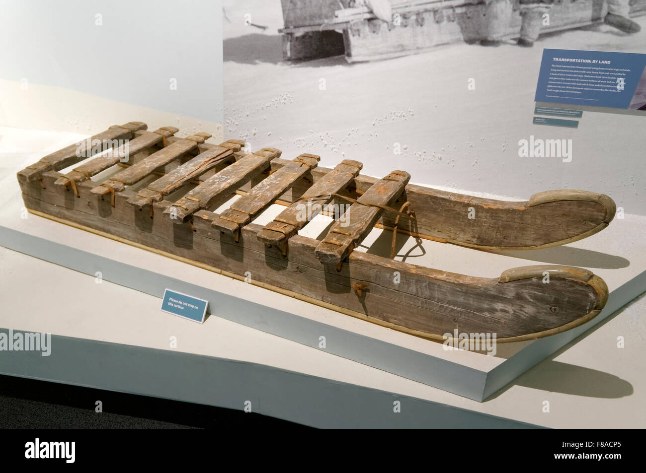 Inuit Sled On Wooden Runners Sled Runner Hi Res Stock Photography And