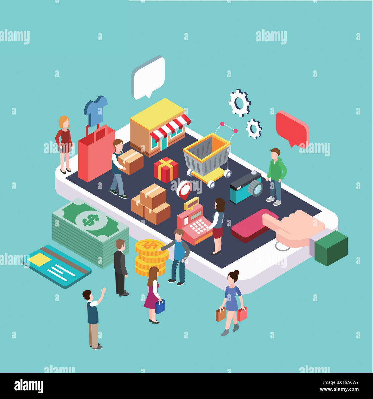 Image of e-commerce Stock Photo - Alamy