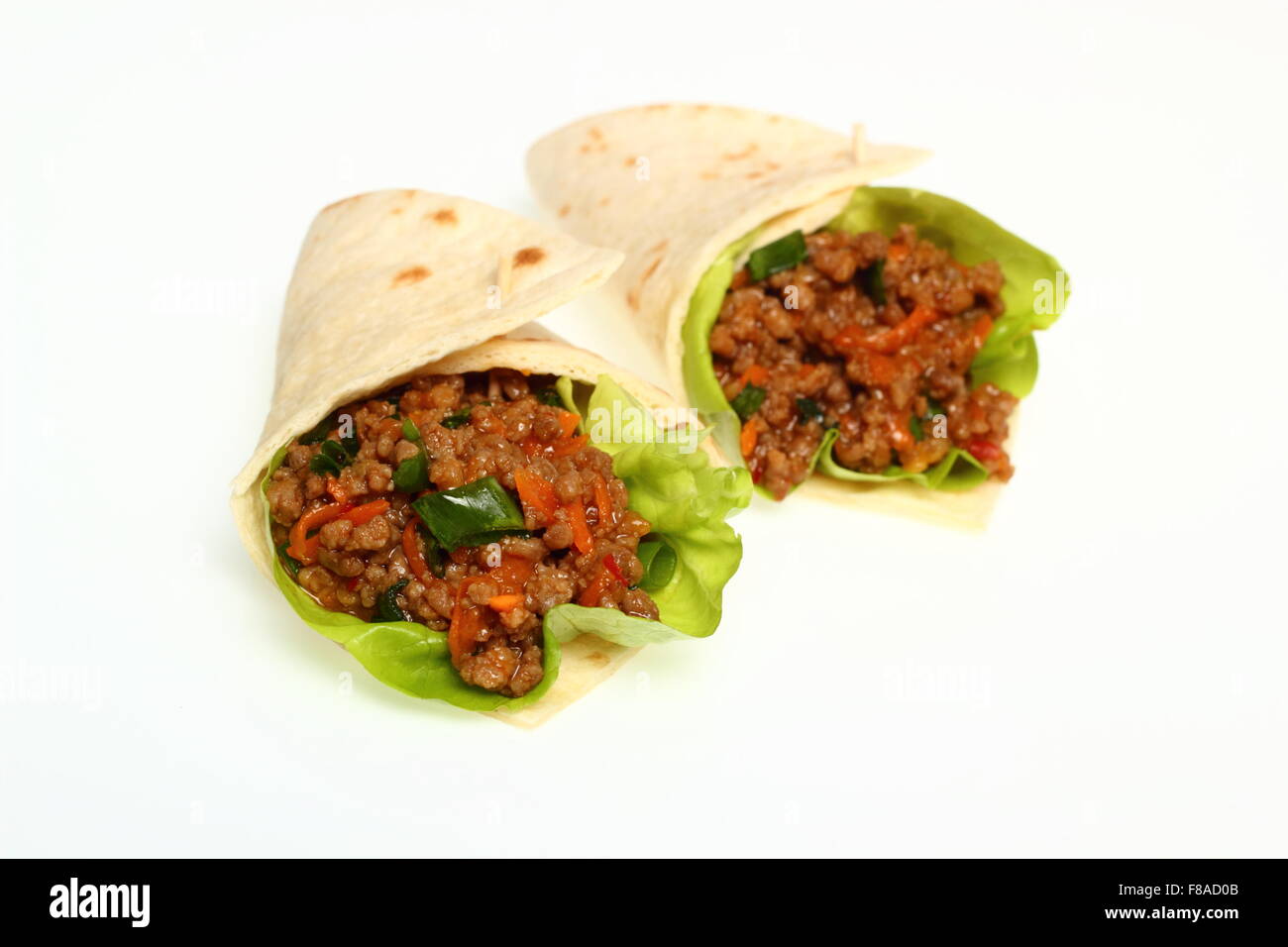 Asian beef tortilla hi-res stock photography and images - Alamy