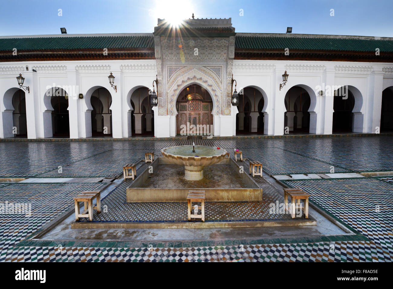 The Kairaouine mosque & university in Fes, Morocco Stock Photo - Alamy
