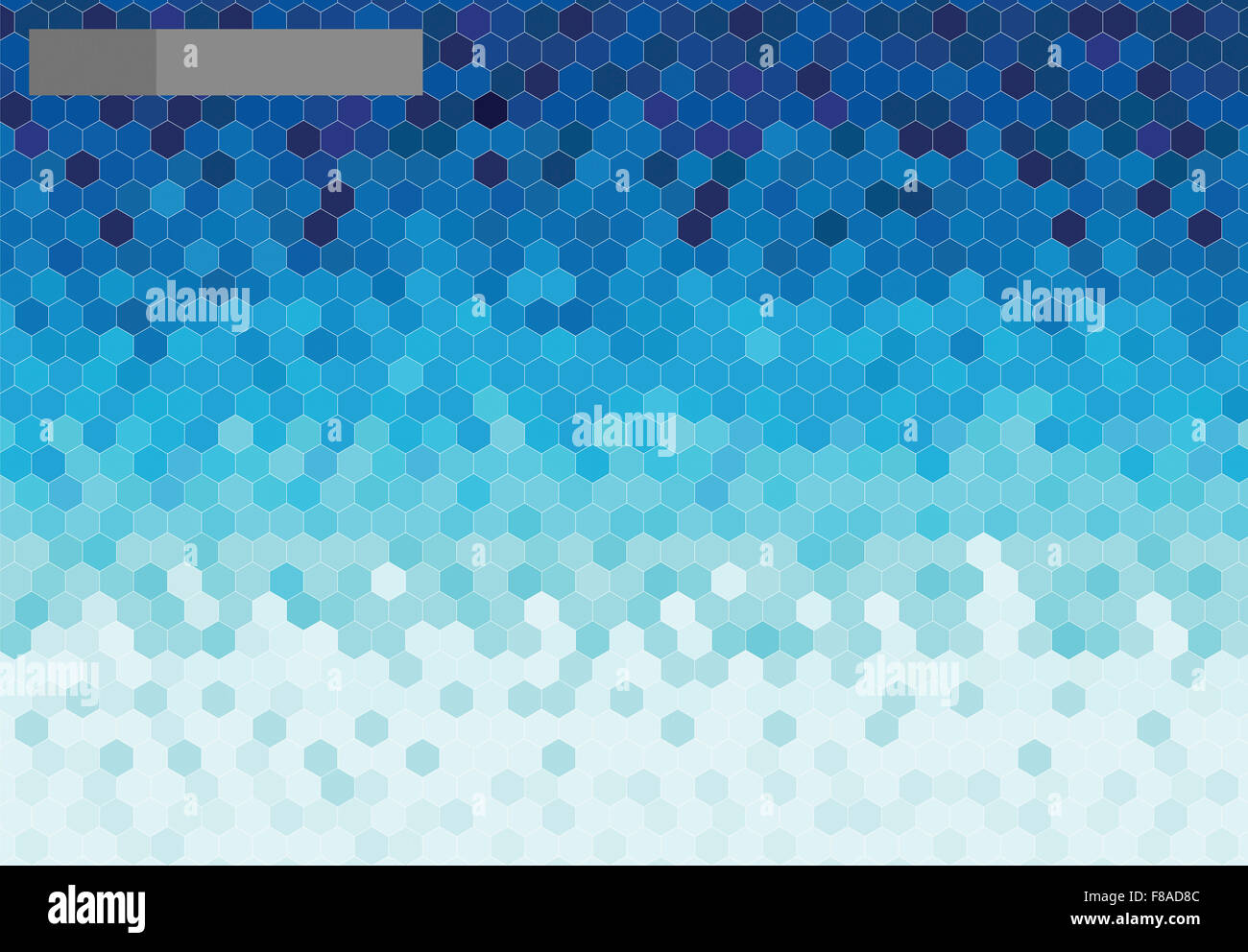 Background with gradation of blue and abstract hexagons Stock Photo - Alamy