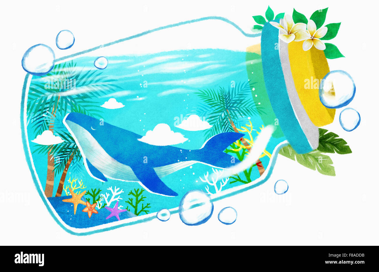 Glass whale Cut Out Stock Images & Pictures - Alamy