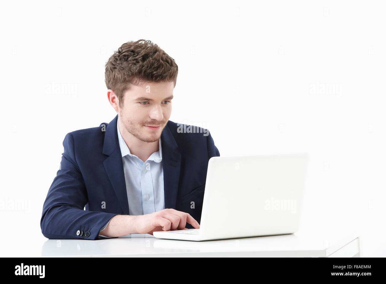 Front view on laptop hi-res stock photography and images - Alamy