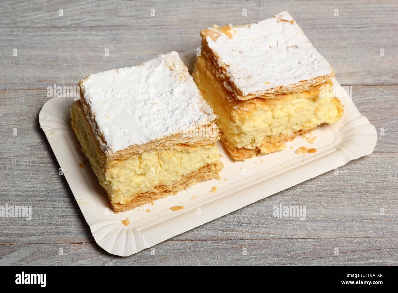 Kremowka cake hi-res stock photography and images - Alamy