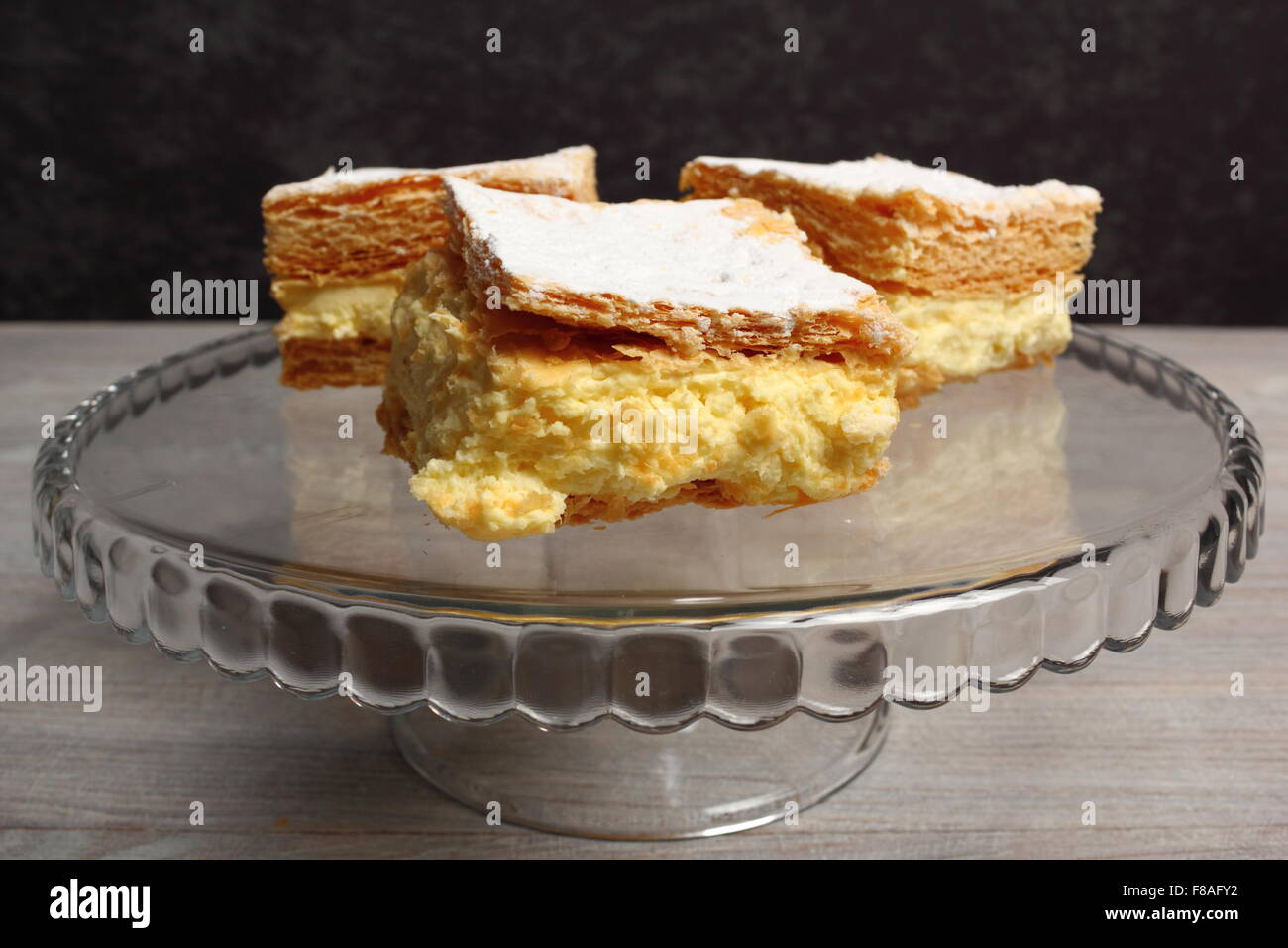 Kremowka cake hi-res stock photography and images - Alamy