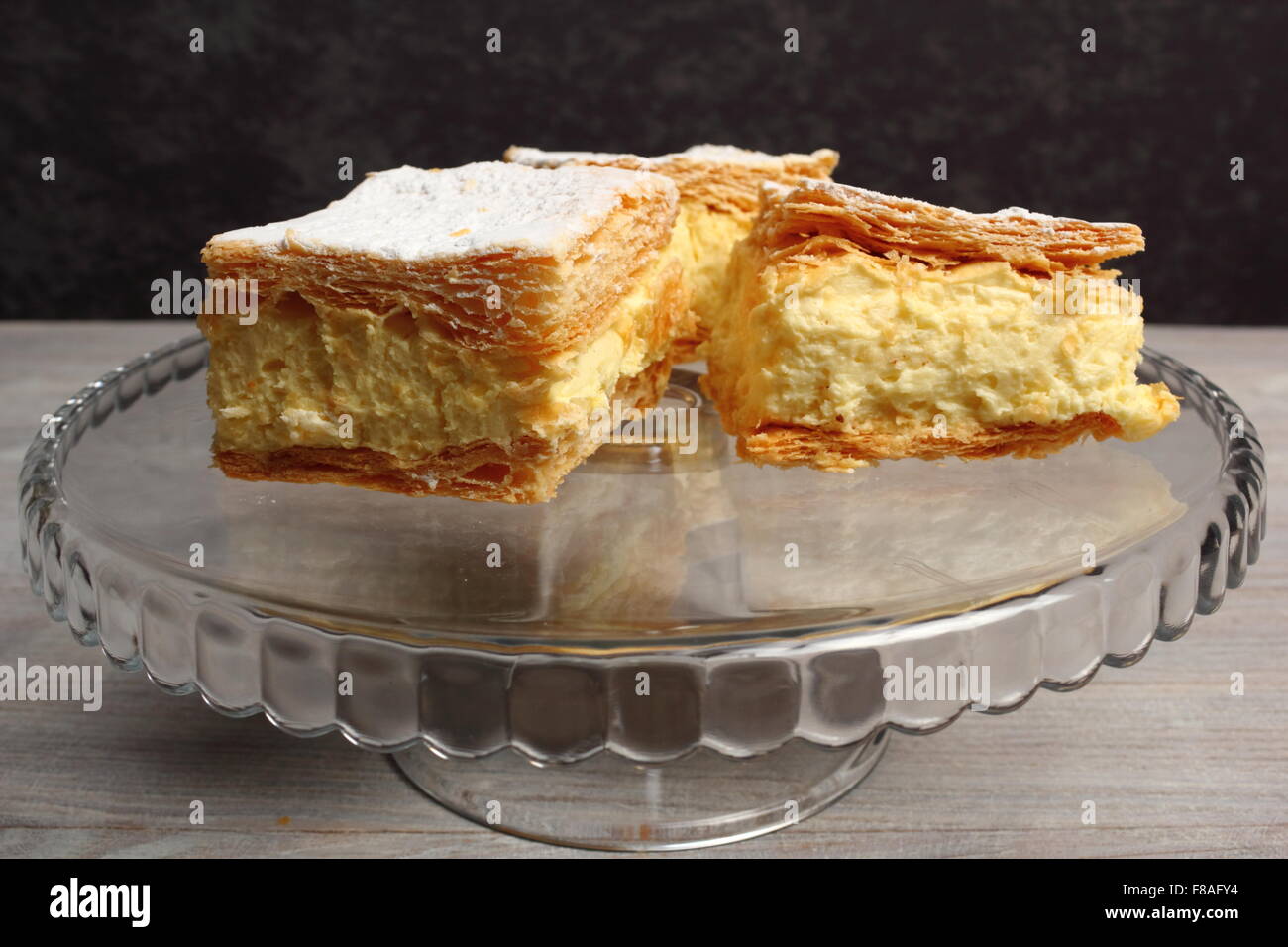 Kremowka cake hi-res stock photography and images - Alamy