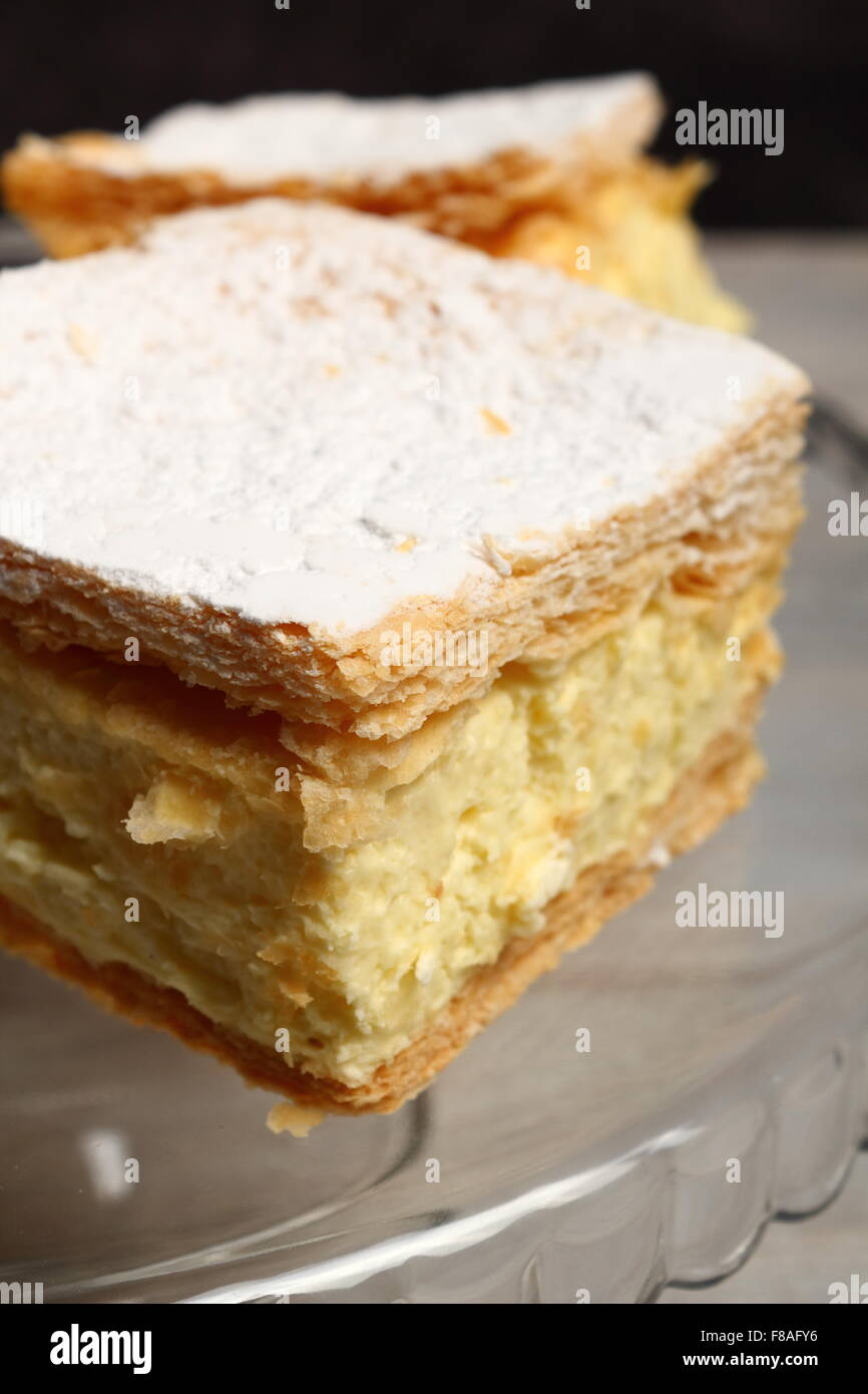Kremowka cake hi-res stock photography and images - Alamy
