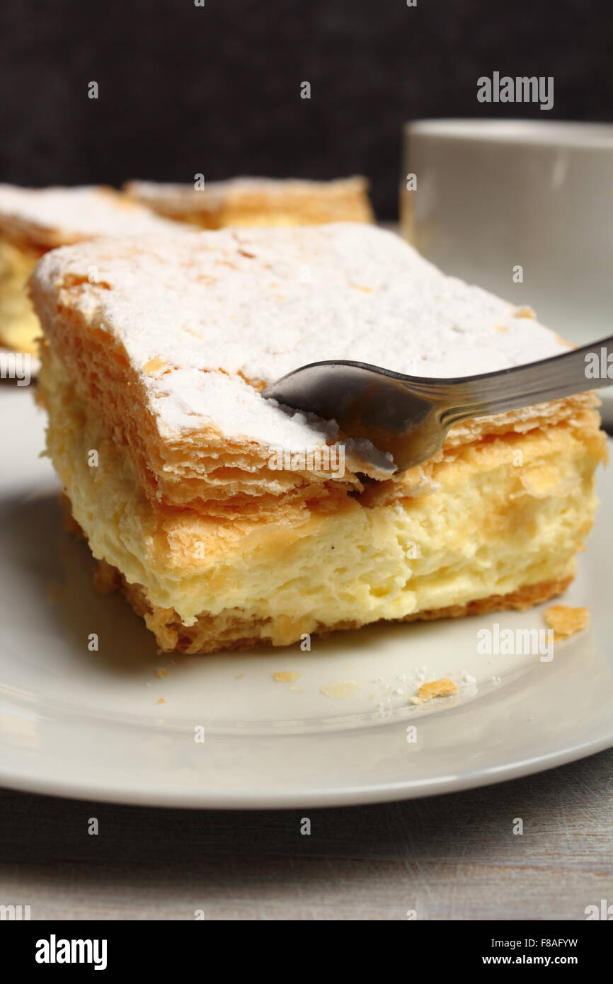 Kremowka cake hi-res stock photography and images - Alamy