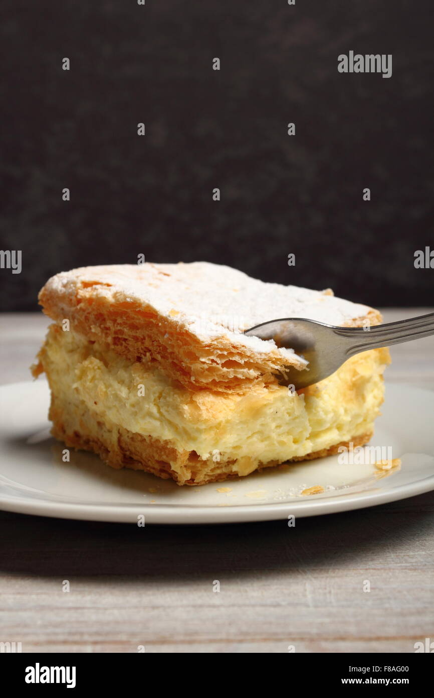 Kremowka cake hi-res stock photography and images - Alamy