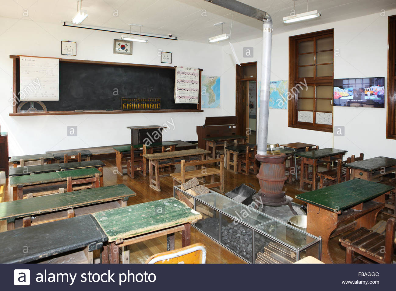 Old Classroom Stock Photo, Royalty Free Image: 91201612 - Alamy