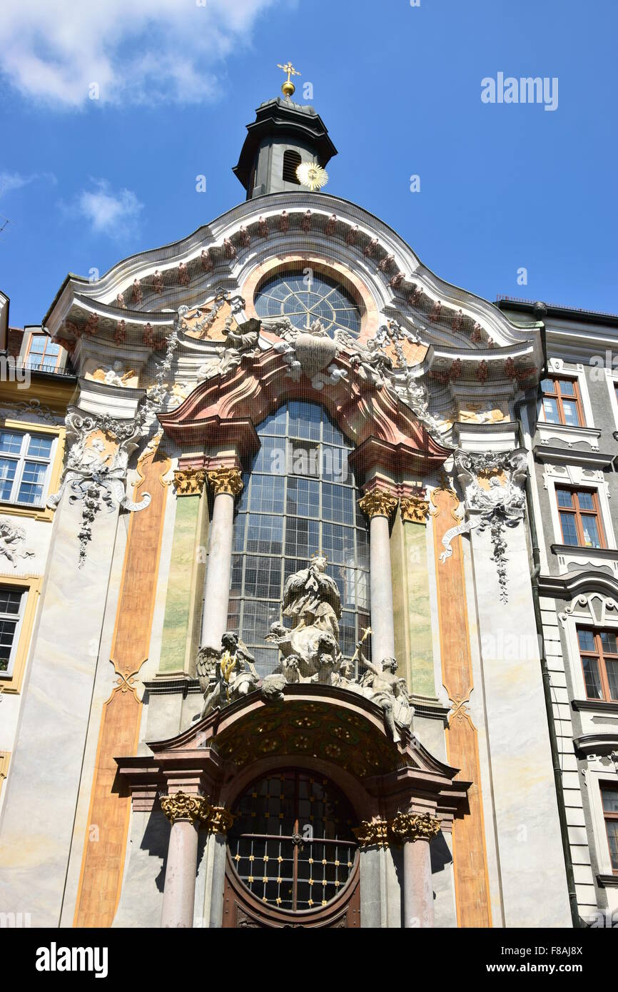 ASAMKIRCHE church in rococo style in Munich, Germany Stock Photo - Alamy