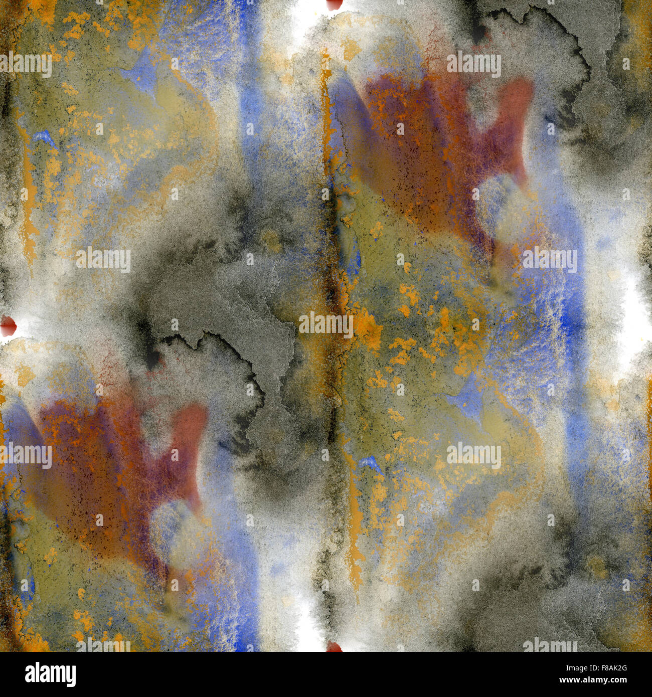 seamless brown black texture watercolor handmade background wallpaper Stock Photo - Alamy