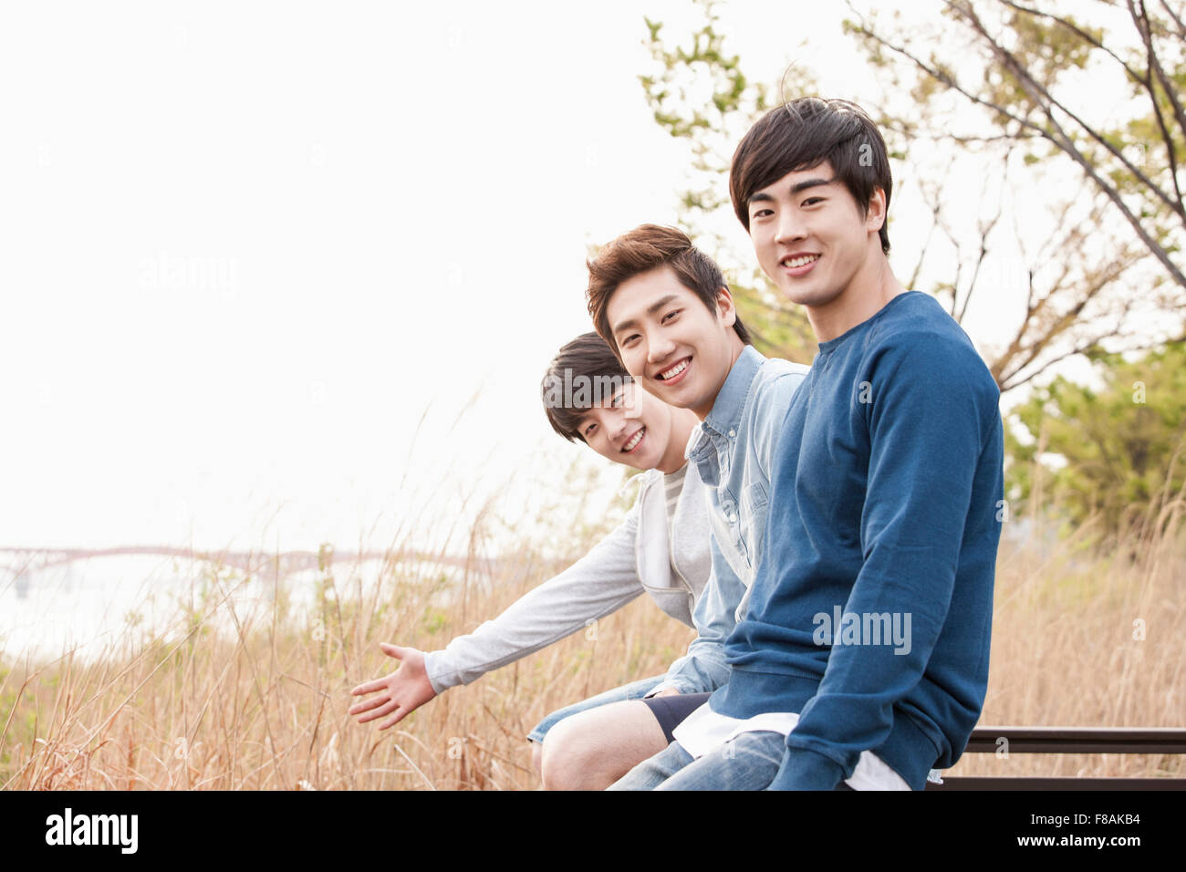 Sitting on fence hi-res stock photography and images - Alamy