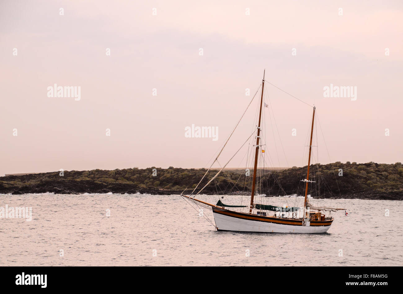 Vintage Sail Boat Stock Photo - Alamy