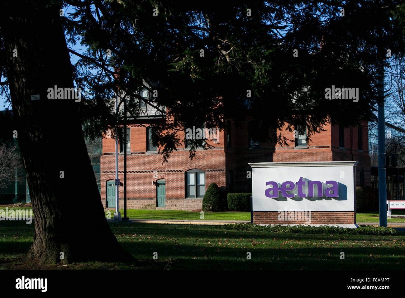 Aetna logo hi-res stock photography and images - Alamy