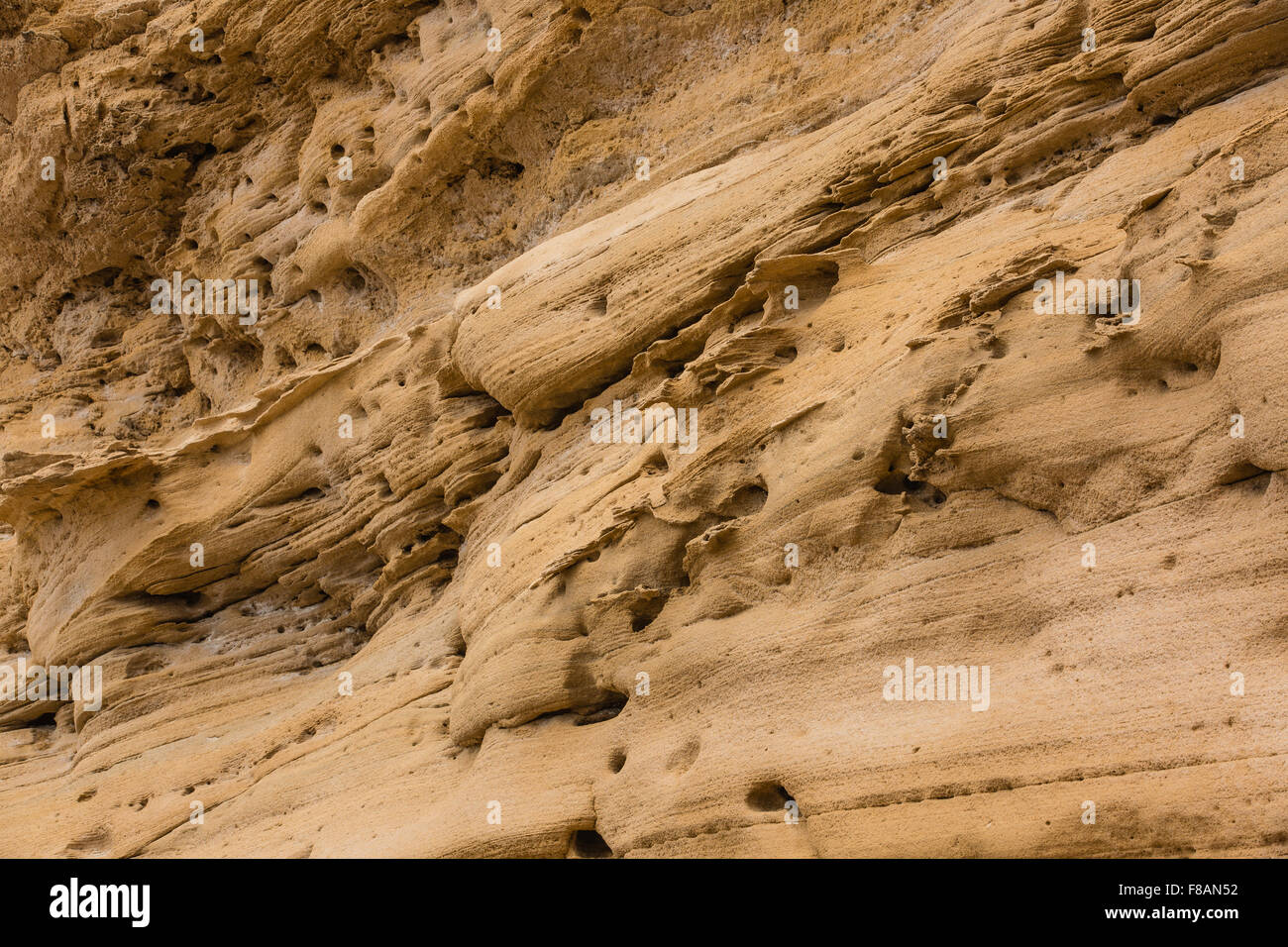Atlantic coast of Morocco is made up of sand and eroded sandstone rocks ...