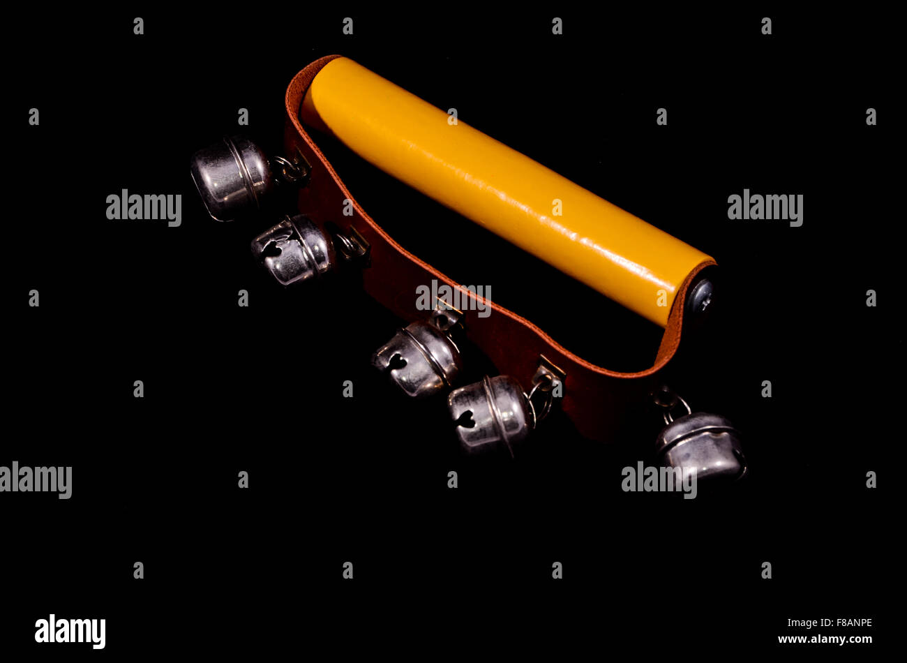 Hand bells musical instrument for ringing Stock Photo - Alamy