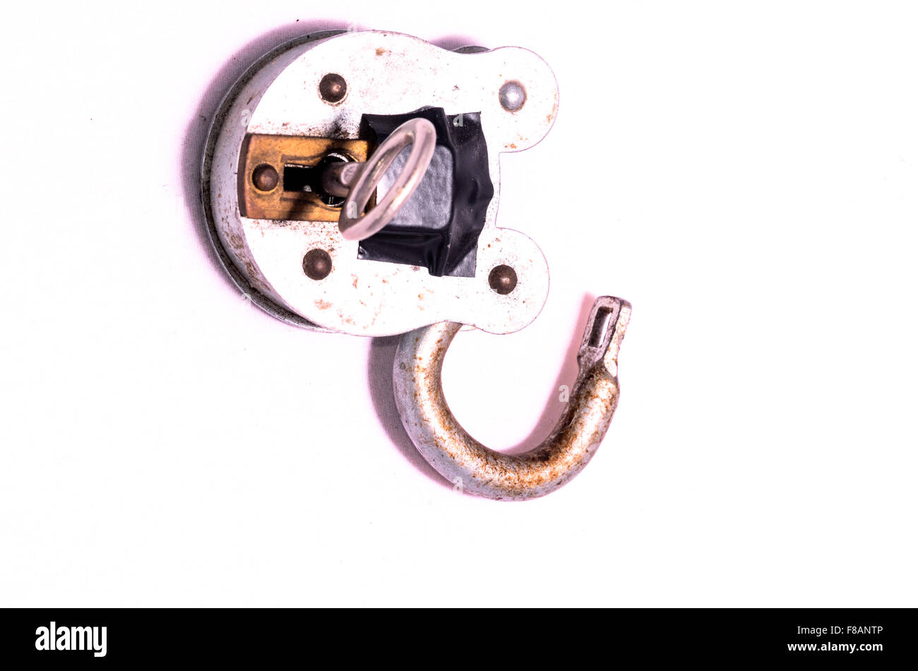 Old Antique Vintage Padlock Stock Photo - Alamy