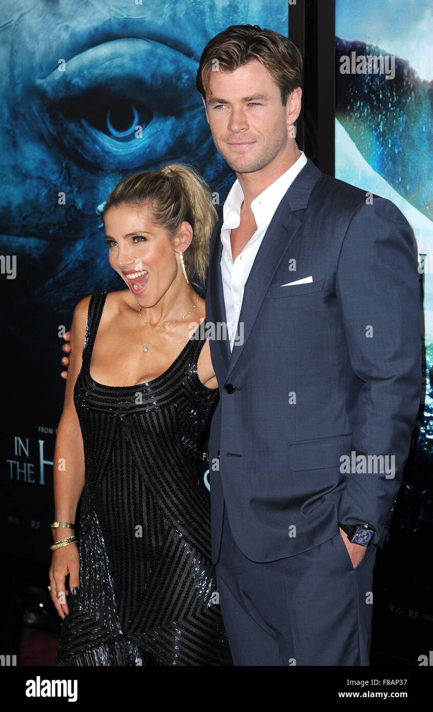 New York, NY, USA. 7th Dec, 2015. Elsa Pataky, Chris Hemsworth at ...