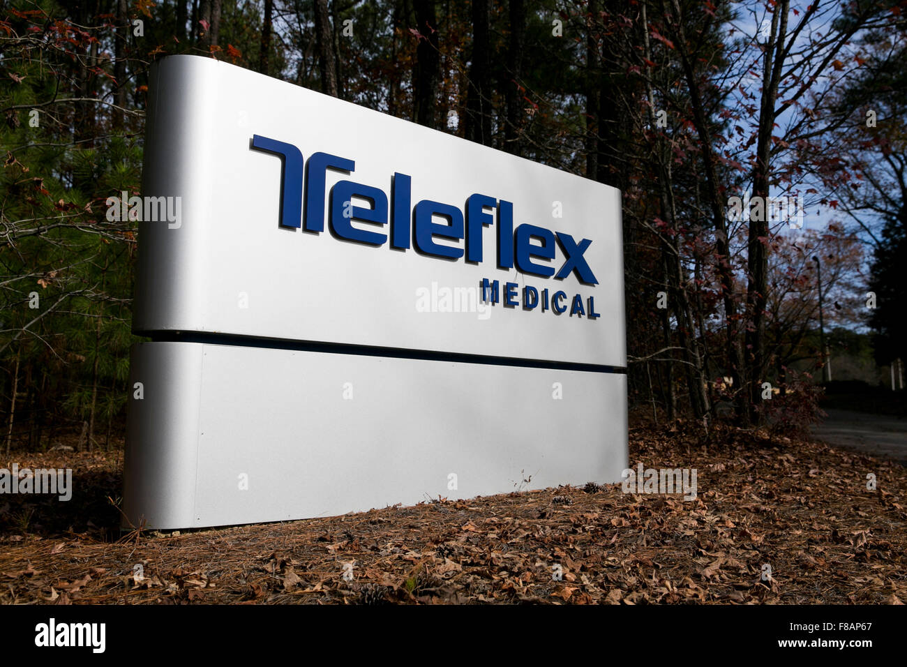 A logo sign outside of a facility occupied by Teleflex Medical in ...