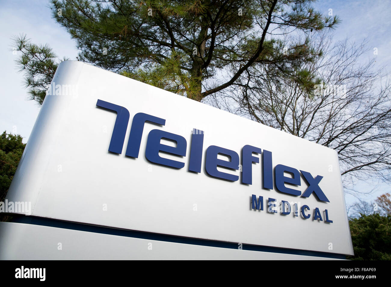 A logo sign outside of a facility occupied by Teleflex Medical in ...