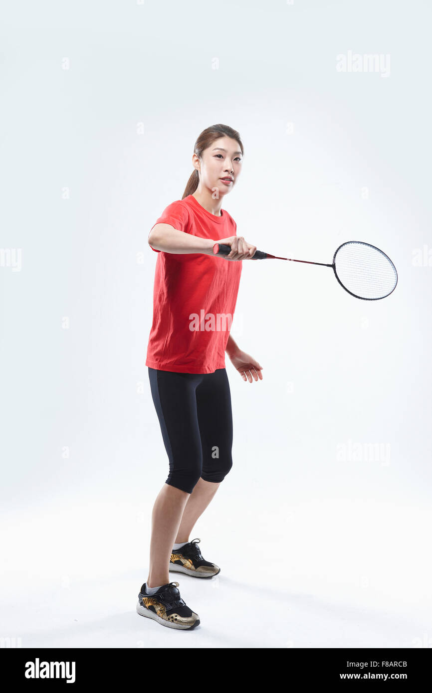 Badminton athlete hi-res stock photography and images - Alamy