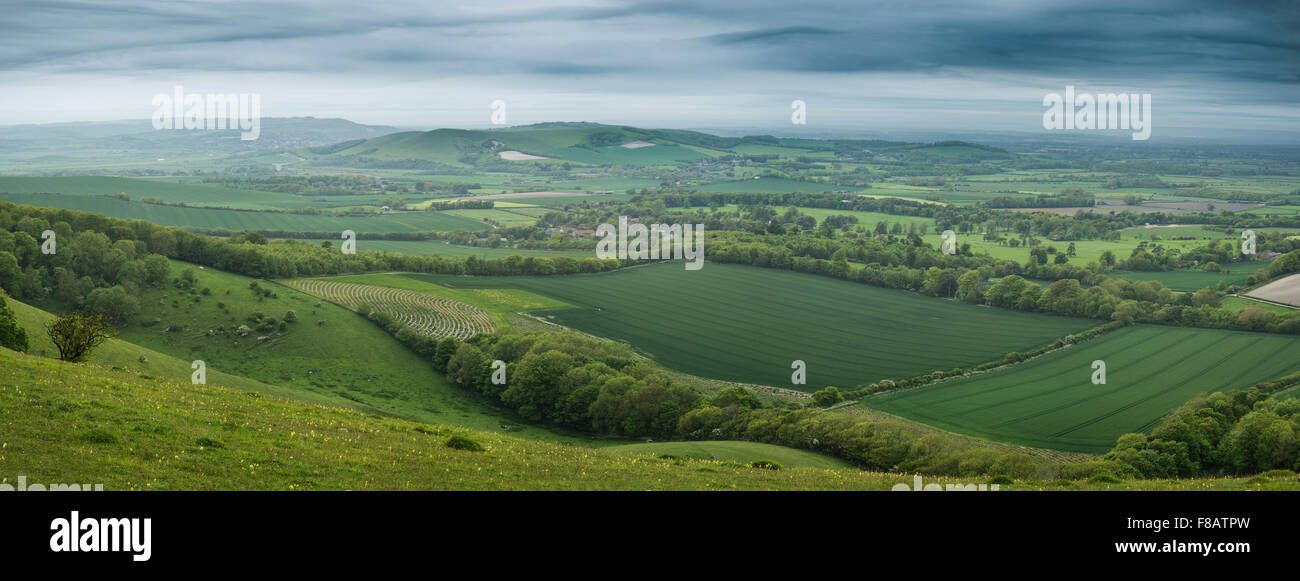 Panorama english countryside hi-res stock photography and images - Alamy