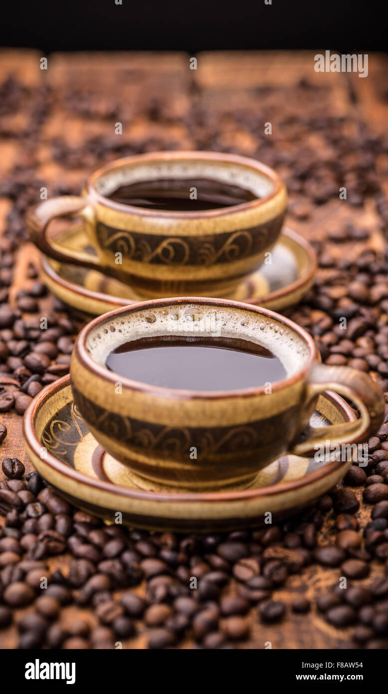 Two coffee beans hi-res stock photography and images - Alamy