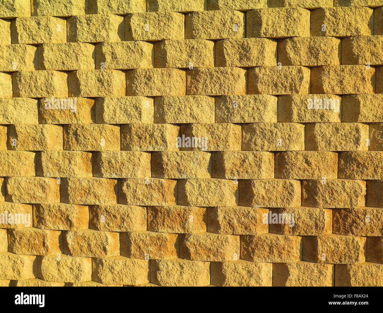 Colored granite stone wall in car park, Alora, Andalucia Stock Photo ...
