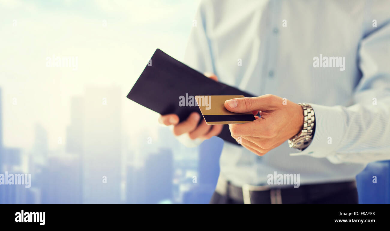 Hands wallet bank card hi-res stock photography and images - Alamy