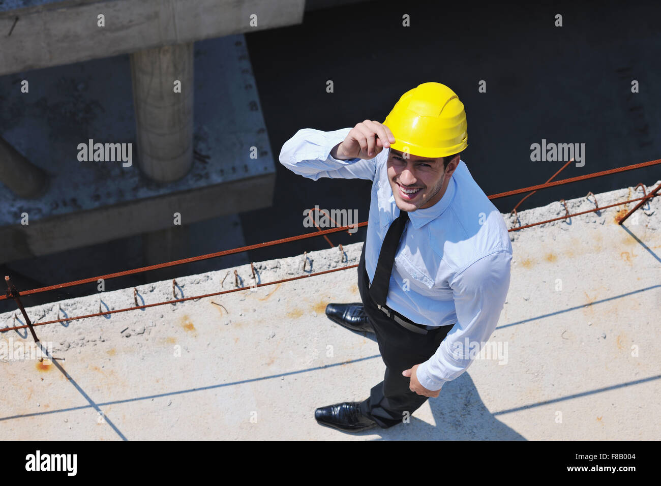 Construction Project business man Architect engineer manager at ...