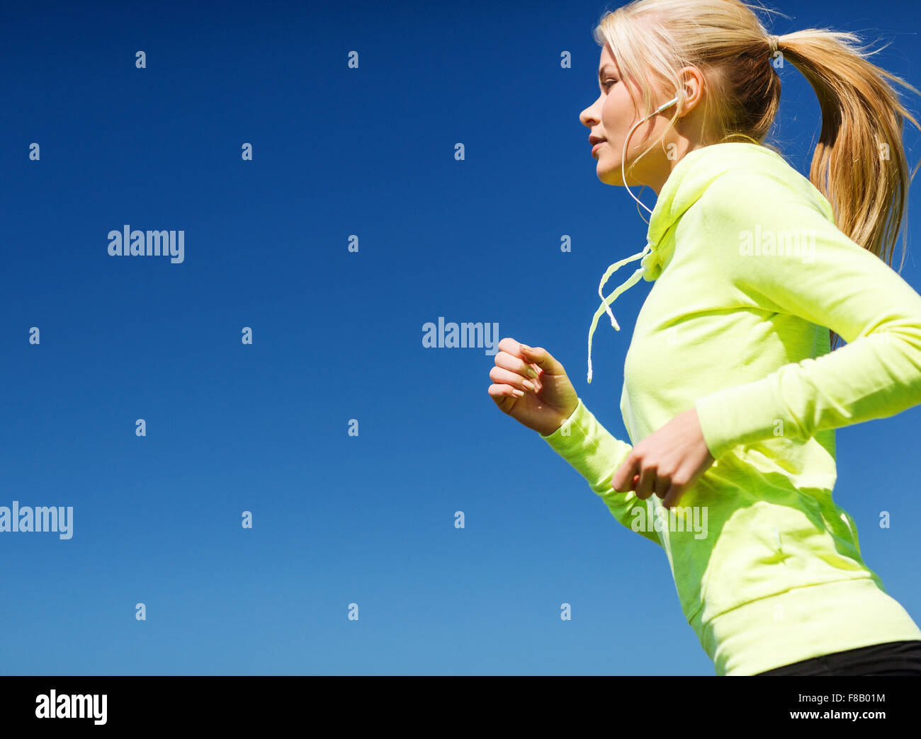woman doing running outdoors Stock Photo - Alamy