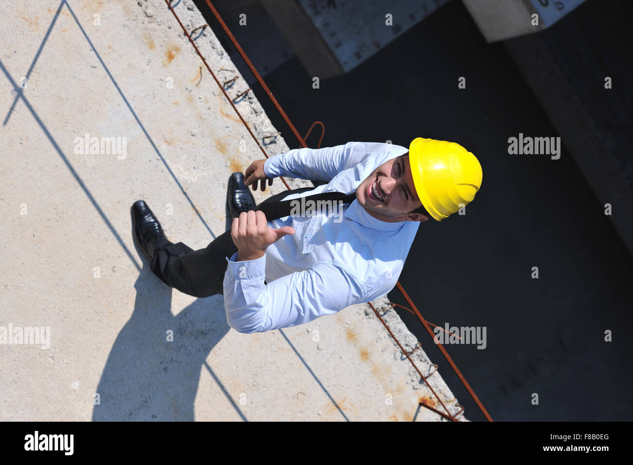 Construction Project business man Architect engineer manager at ...