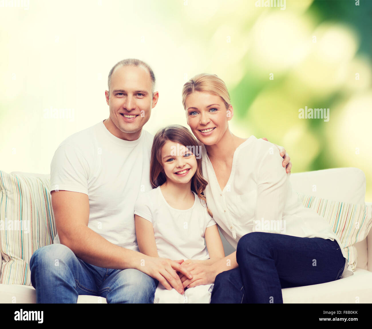 happy family at home Stock Photo - Alamy