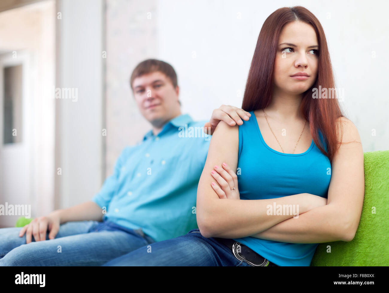 Angry couple having problems hi-res stock photography and images - Alamy