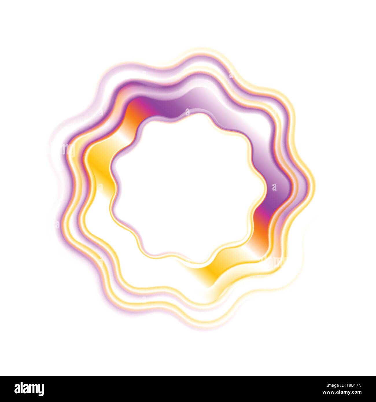 Vibrant wavy logo concept Stock Vector Images - Alamy