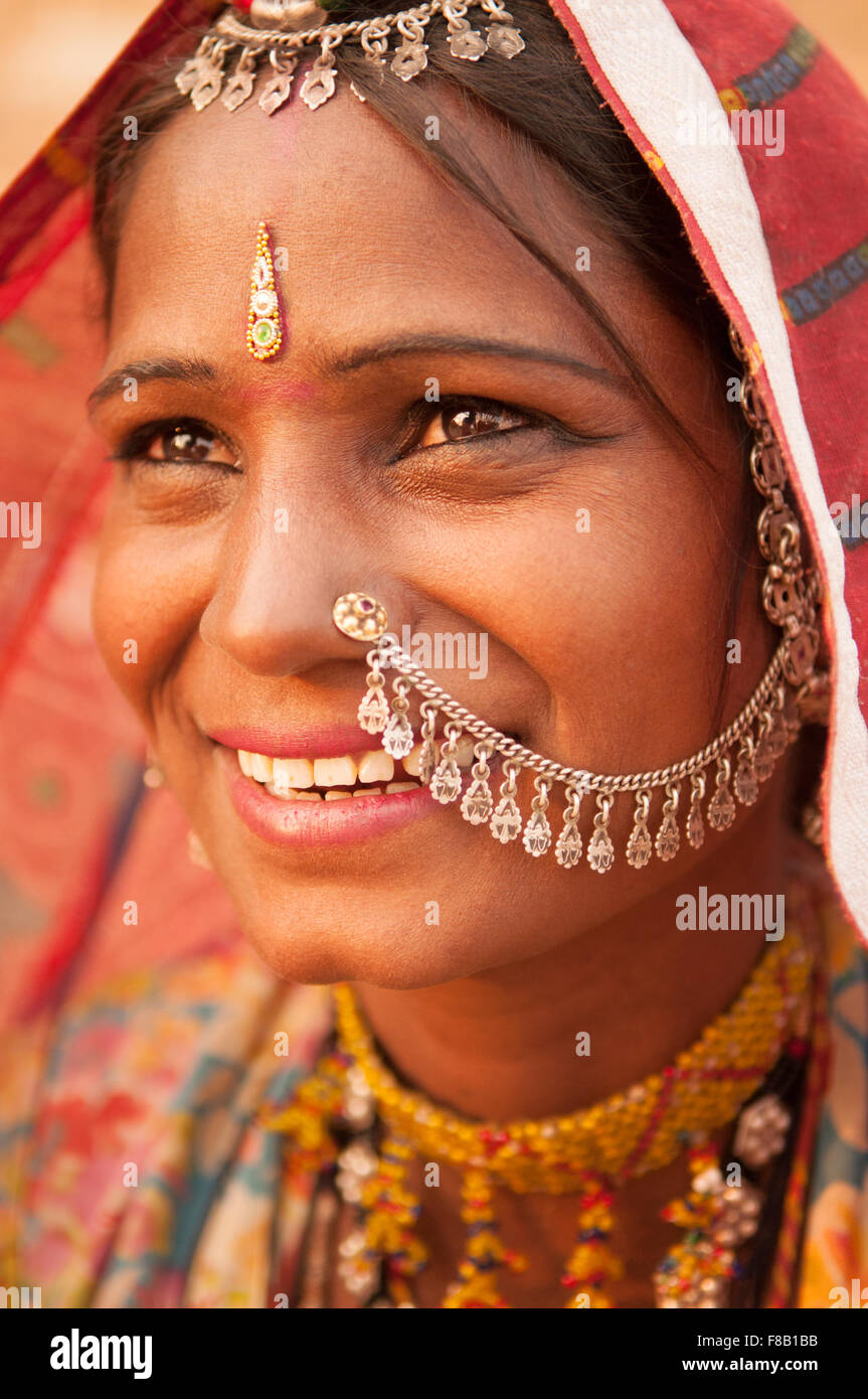 Traditional Indian Women Face
