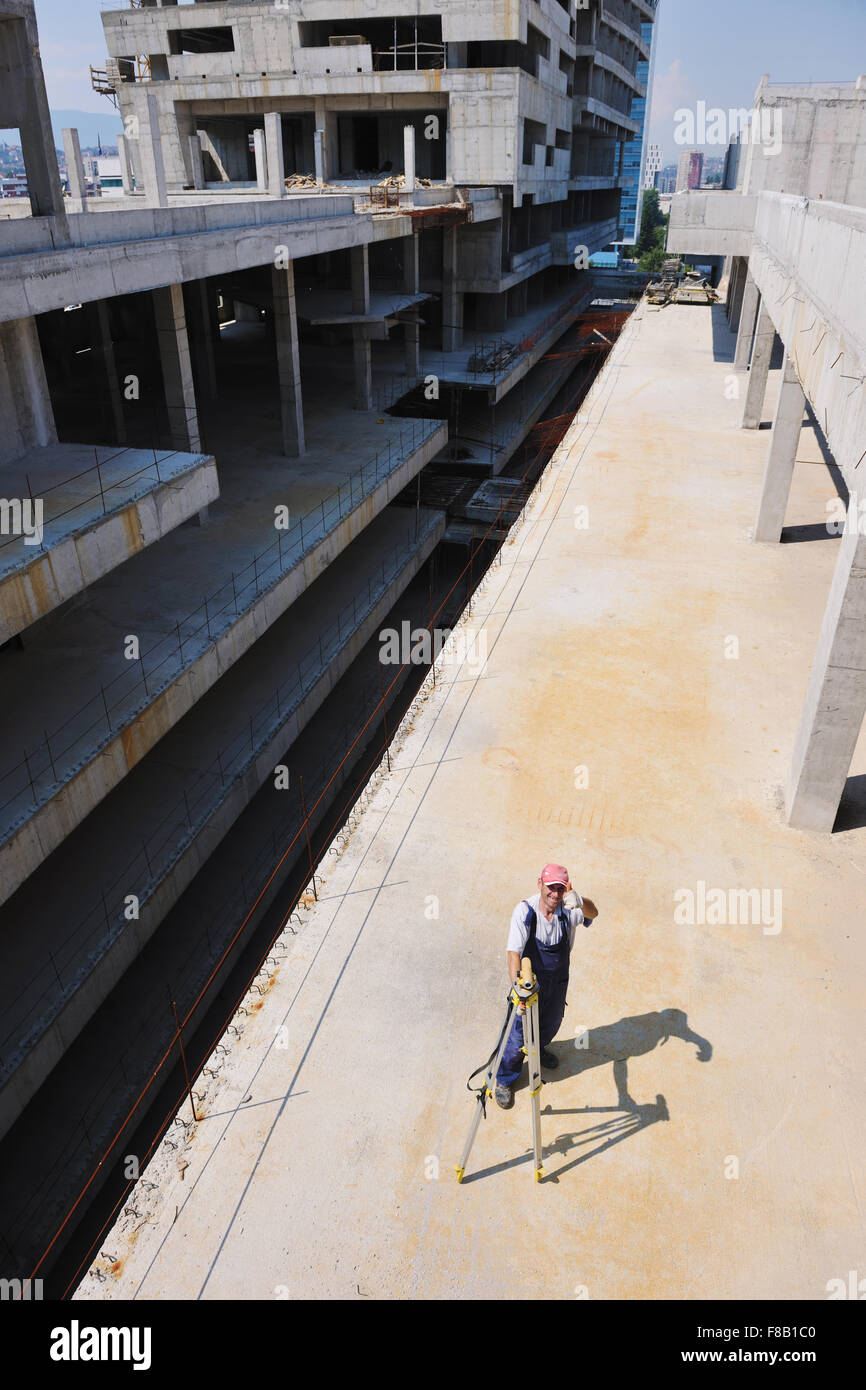 Construction Project business man Architect engineer manager at ...